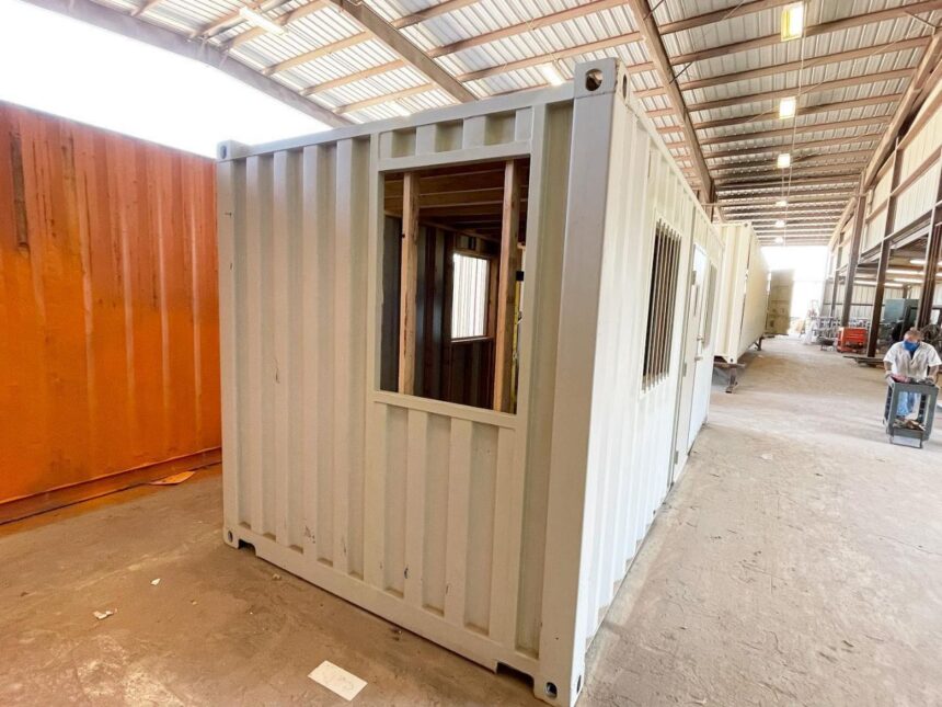 20ft Custom Shipping Container With Door and Window – Container Lift ...